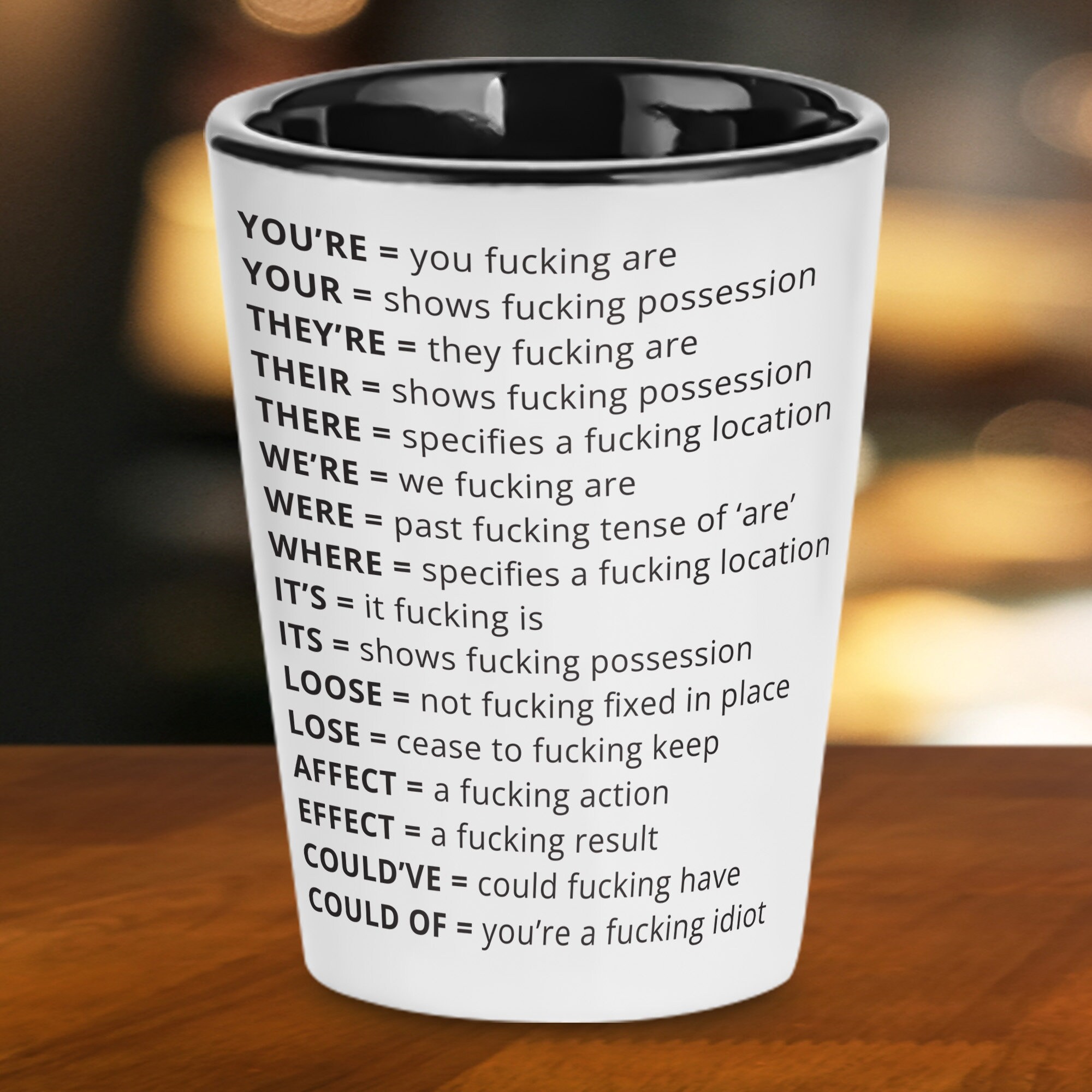 Angry Grammar Mug, Grammar Gift, Teacher Coffee Mug, Ceramic Coffee Mug ...