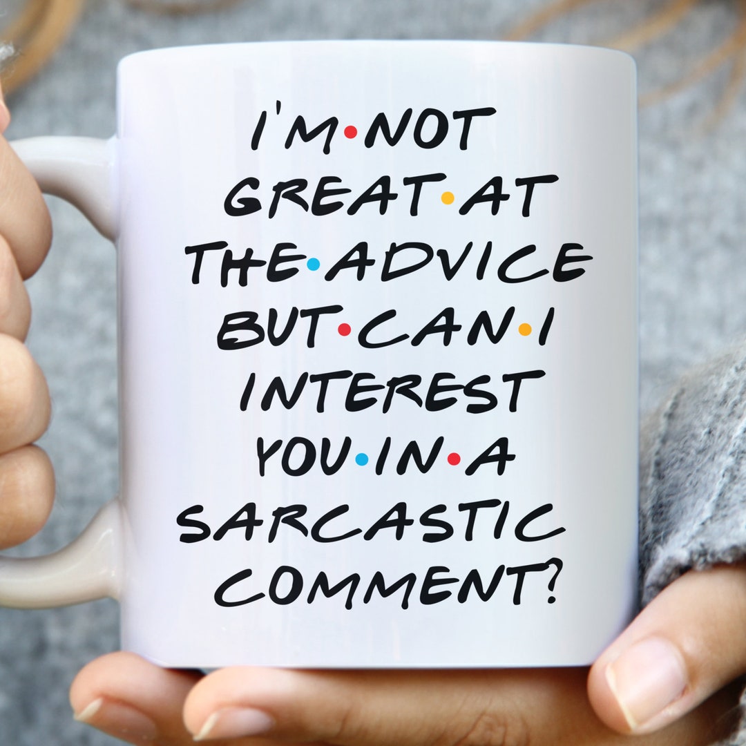 Friends TV Show Mug: Chandler Bing Quote - Big Ceramic Coffee Cup - Etsy