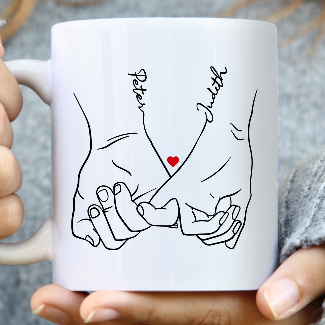 Pinky Fingers Mug | Valentine's Day Mug | Best Friend Cup | Best Friend ...