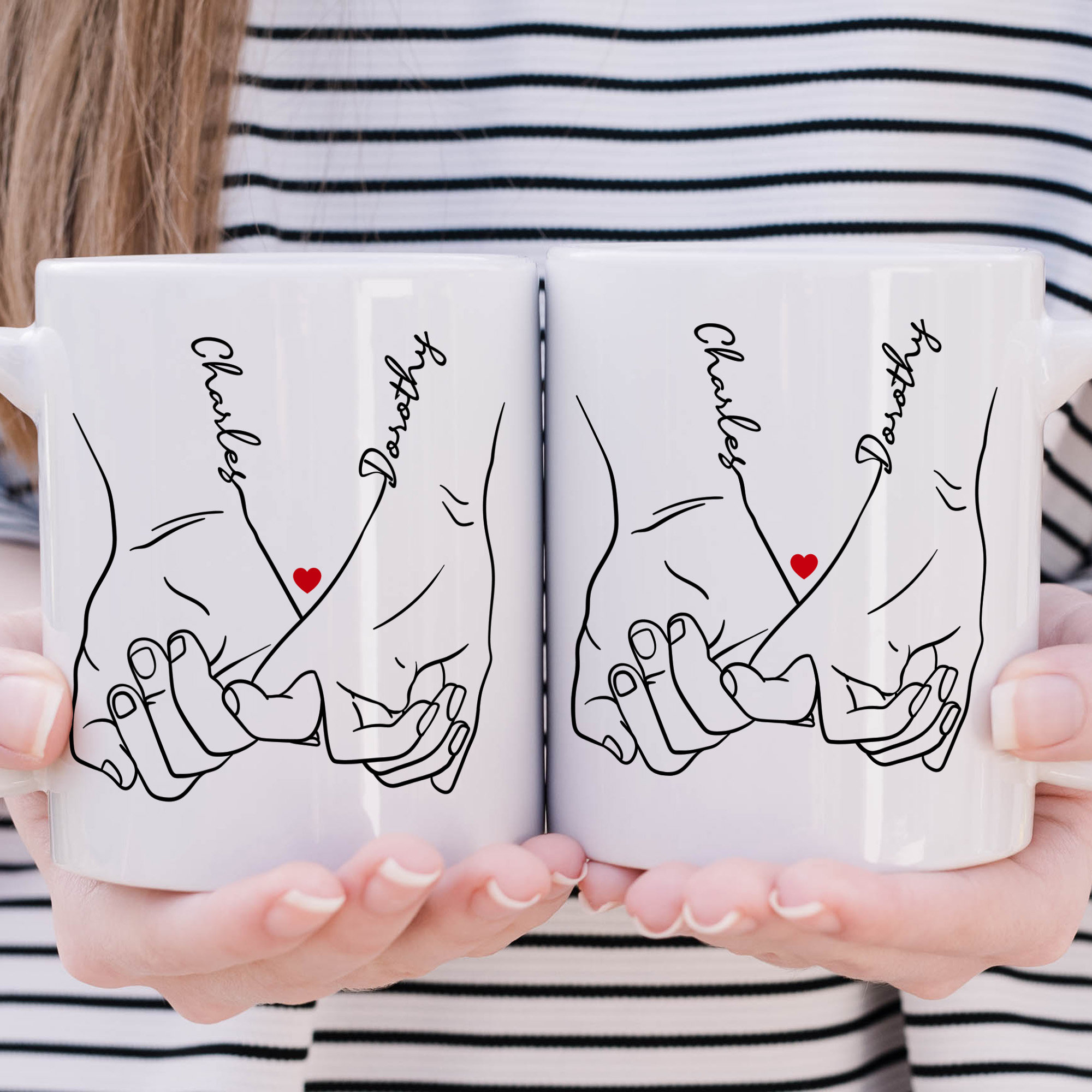 Pinky Fingers Mug | Valentine's Day Mug | Best Friend Cup | Best Friend ...