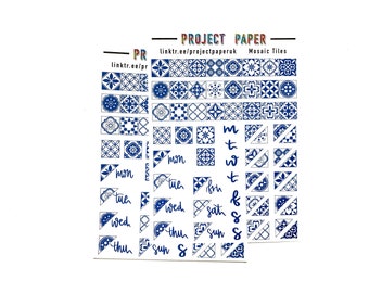 Navy Sticker Sheet - Etsy