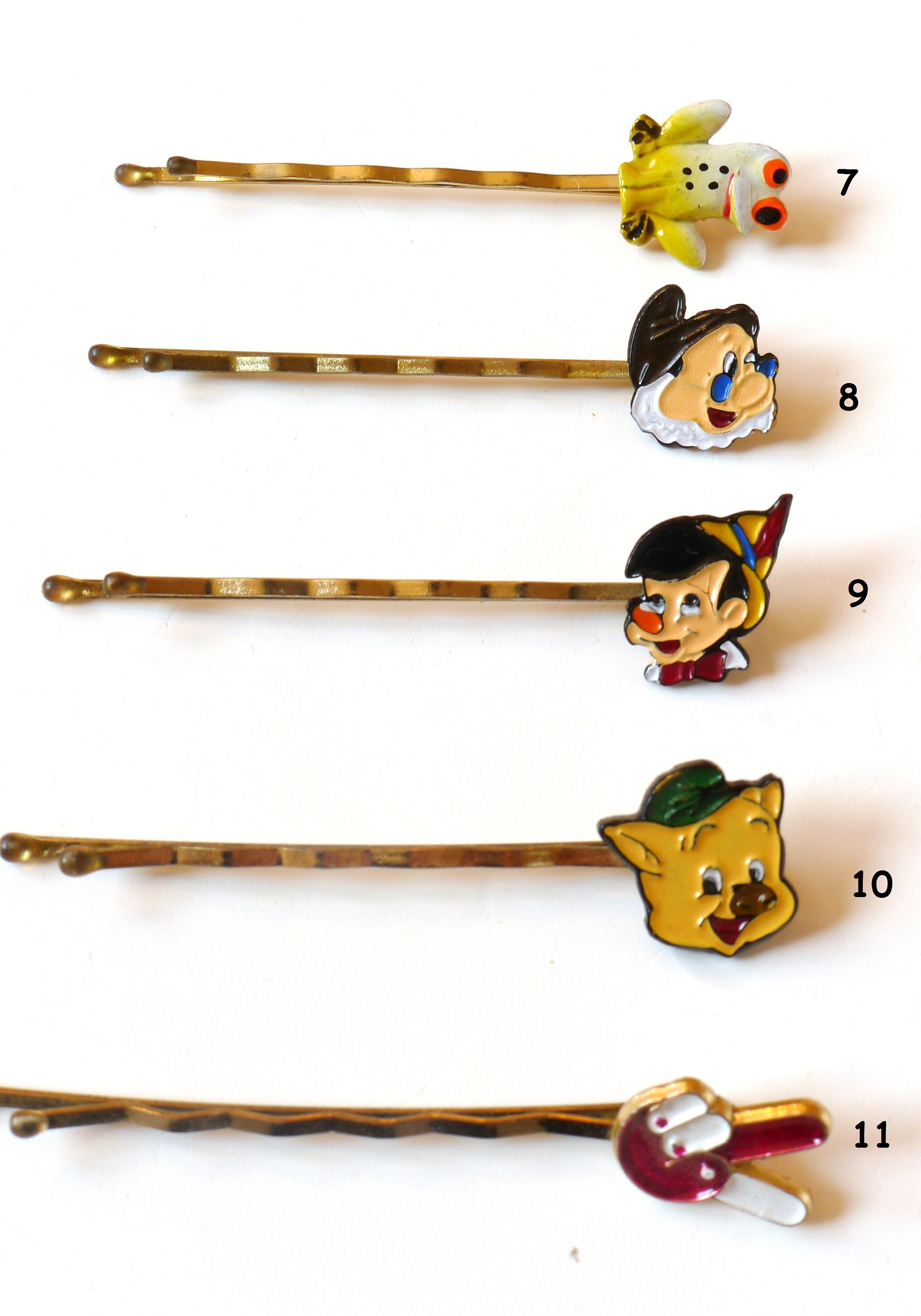 70s Hair Clips Hair Clamps "so Sweet" New - Etsy