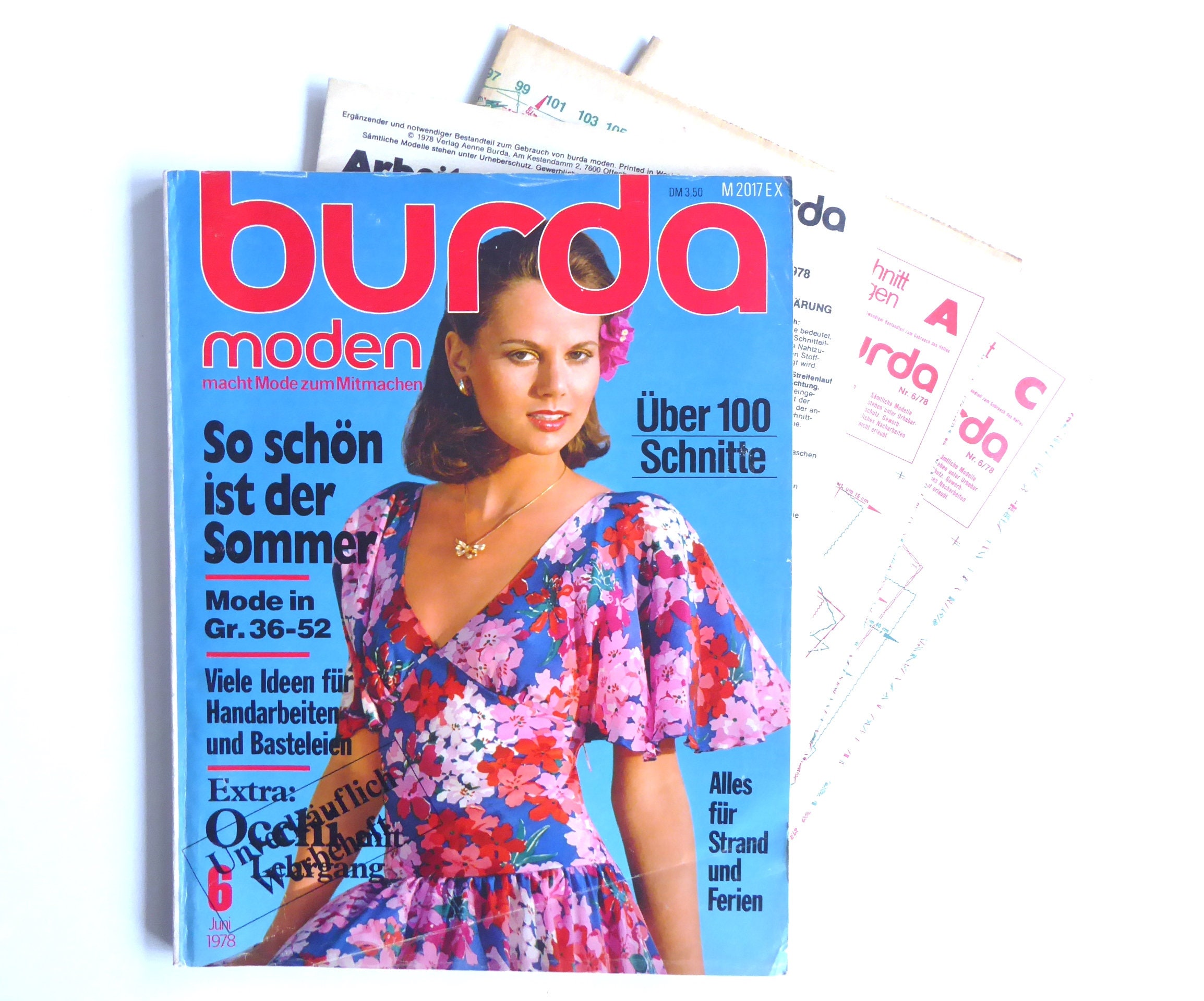 Vintage 70s Burda Moden Sewing Pattern Booklet "1978" Selection - Etsy