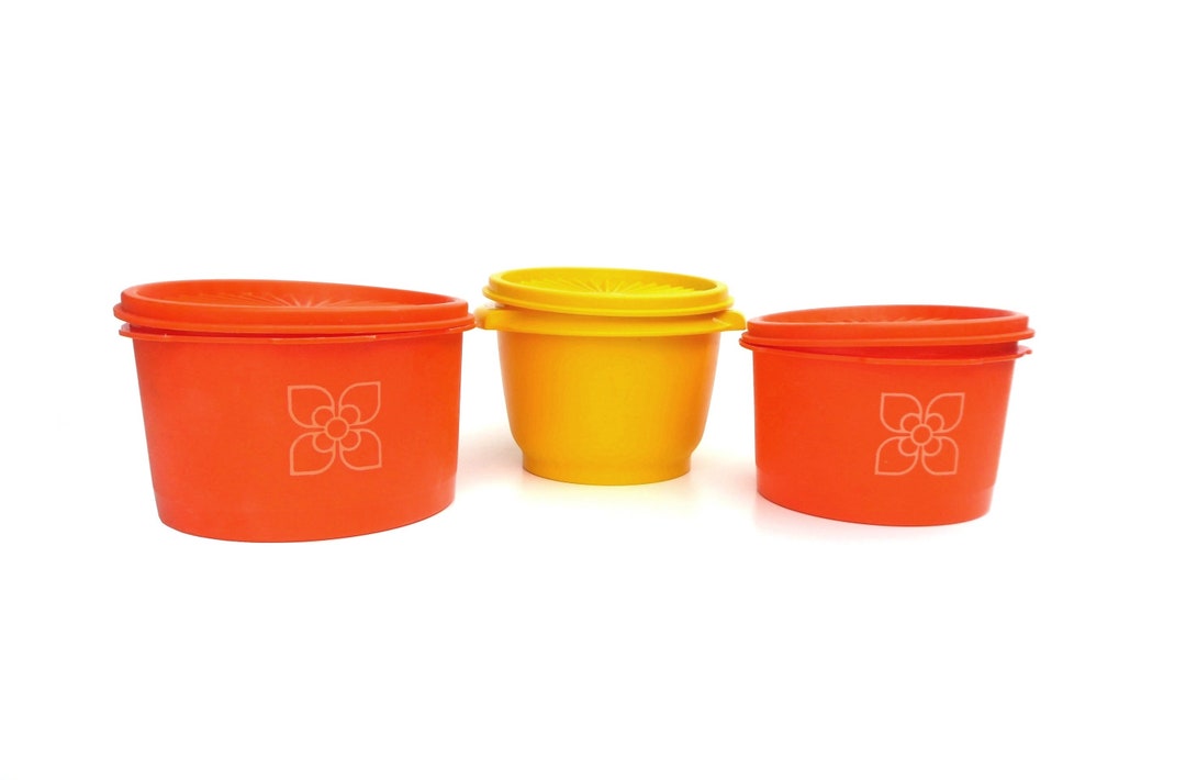 Vintage Tin fleur Selection Tupperware - Etsy