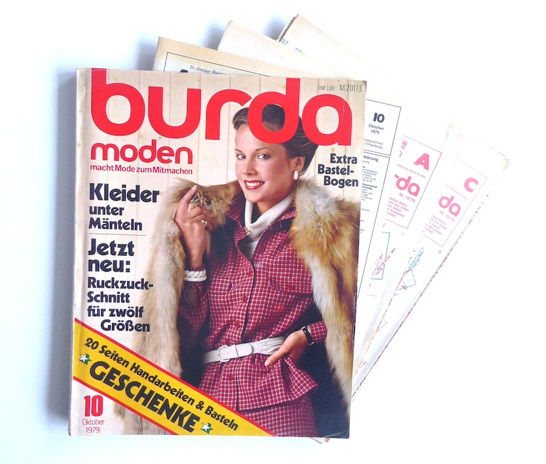 Vintage 70s Burda Moden Sewing Pattern Booklet "1979" Selection - Etsy