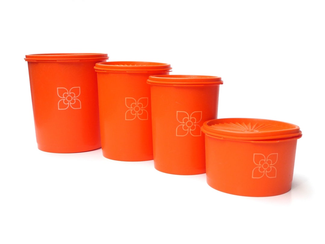 Vintage Tin fleur Selection Tupperware - Etsy