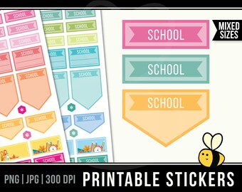 Printable school | Etsy