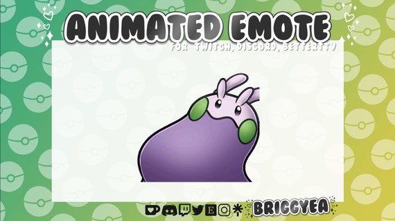 Animated Pokemon Emote Goomy Wobble - Etsy