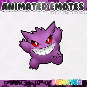 Animated Pokemon Emote Gengar Dance - Etsy