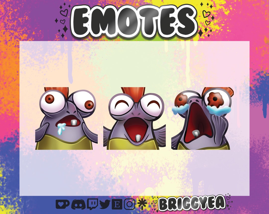 Small Fry Splatoon Emote Set - Etsy
