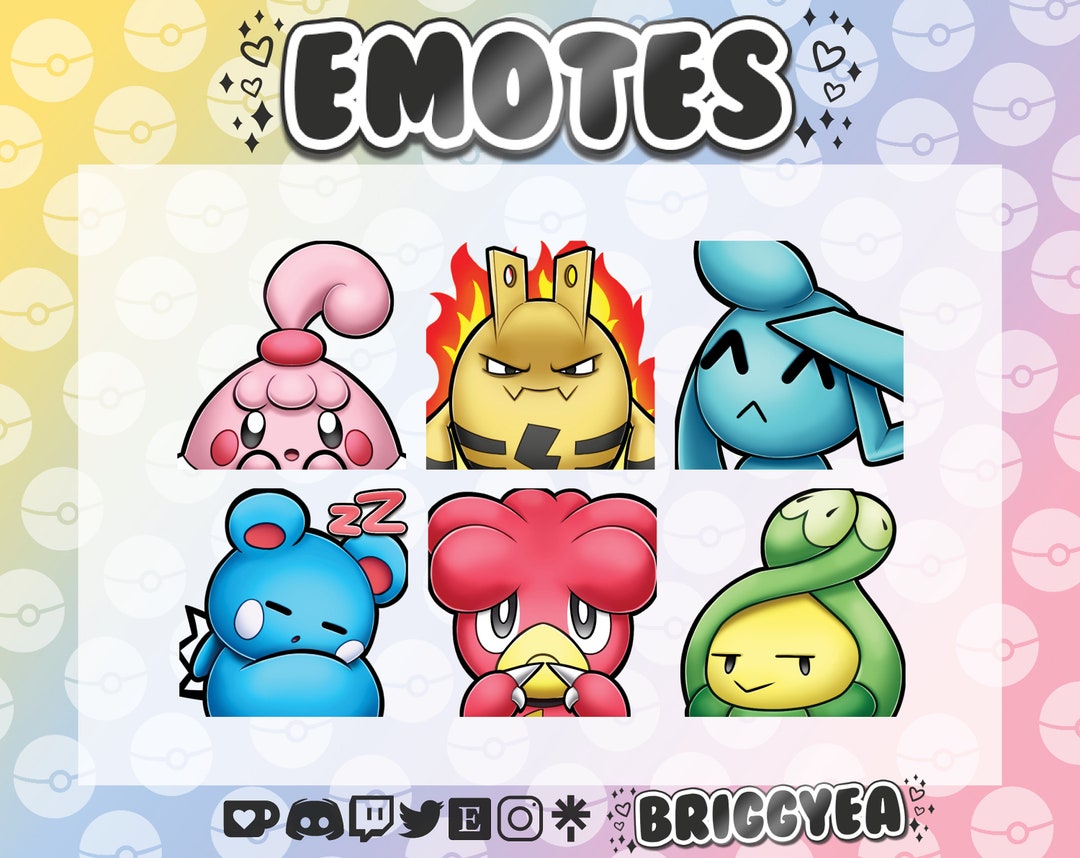 Cute Baby Pokemon Emote Set 2 - Etsy