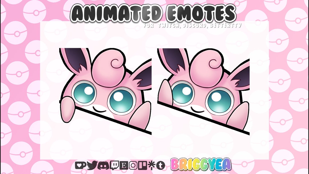 Animated Pokemon Wigglytuff Bongo Taps - Etsy