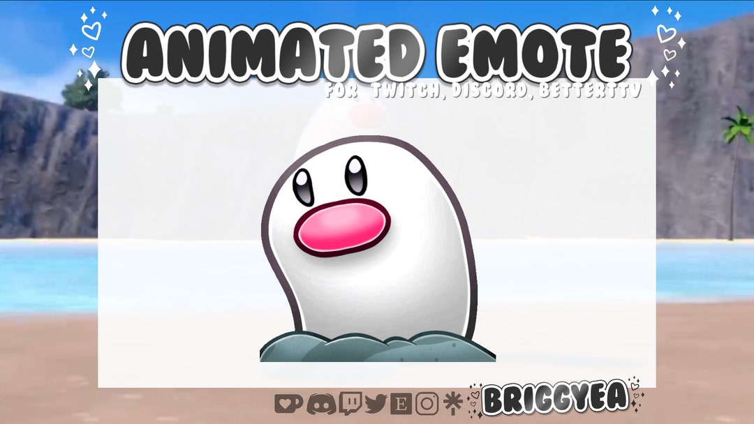 Animated Pokemon Emote Wiglett Wobble - Etsy