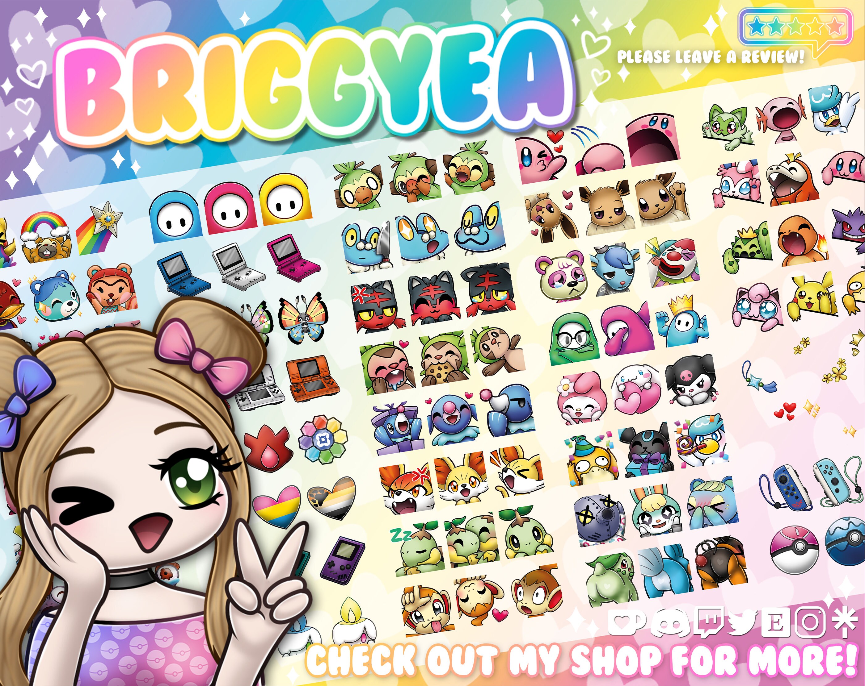 Marie Splatoon Emote Set - Etsy