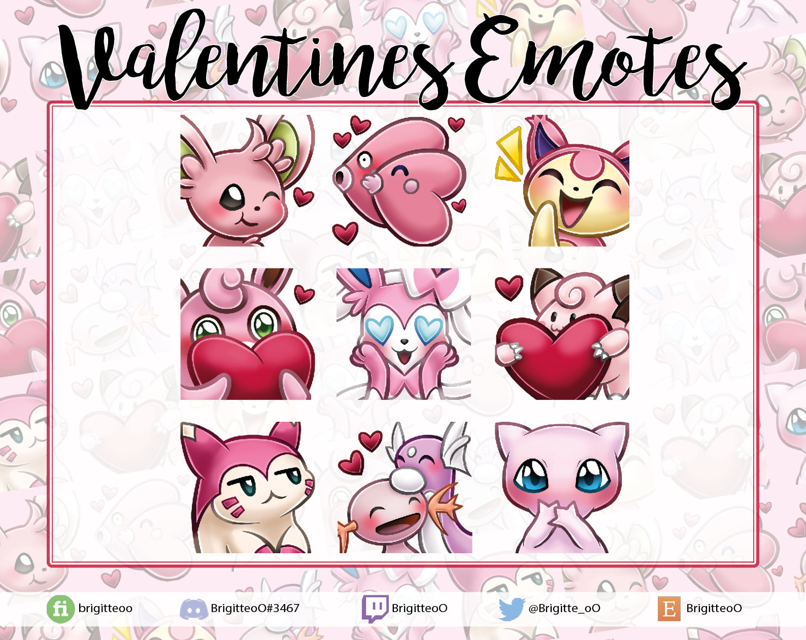 Digital Pokemon Emote Discord emotes| Twitch Gen 9 Drawing ...