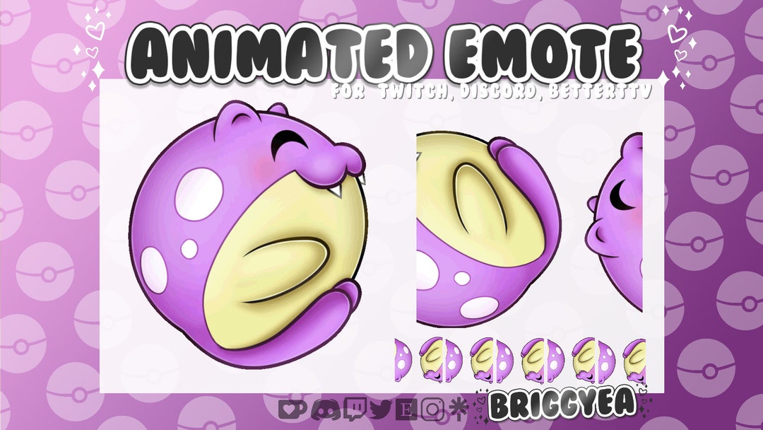 Animated Pokemon Emote Rolling Spheal Shiny - Etsy