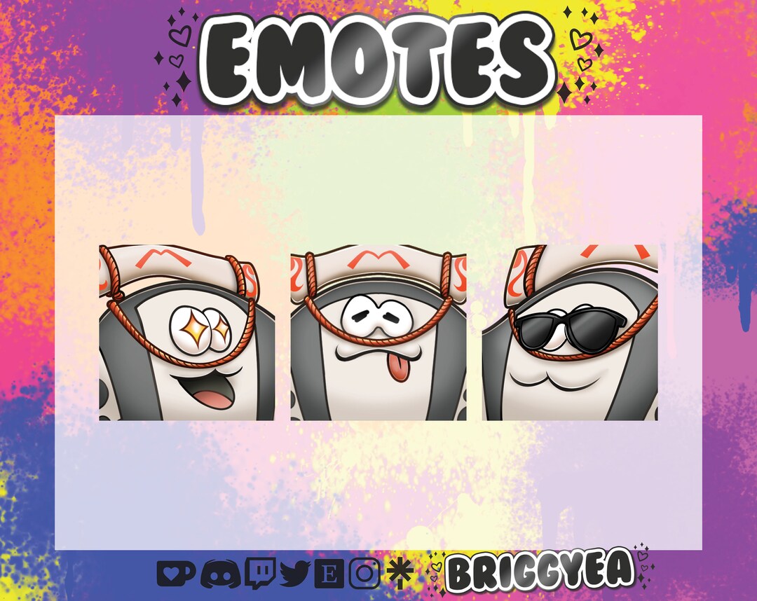 Big Man Splatoon Emote Set - Etsy