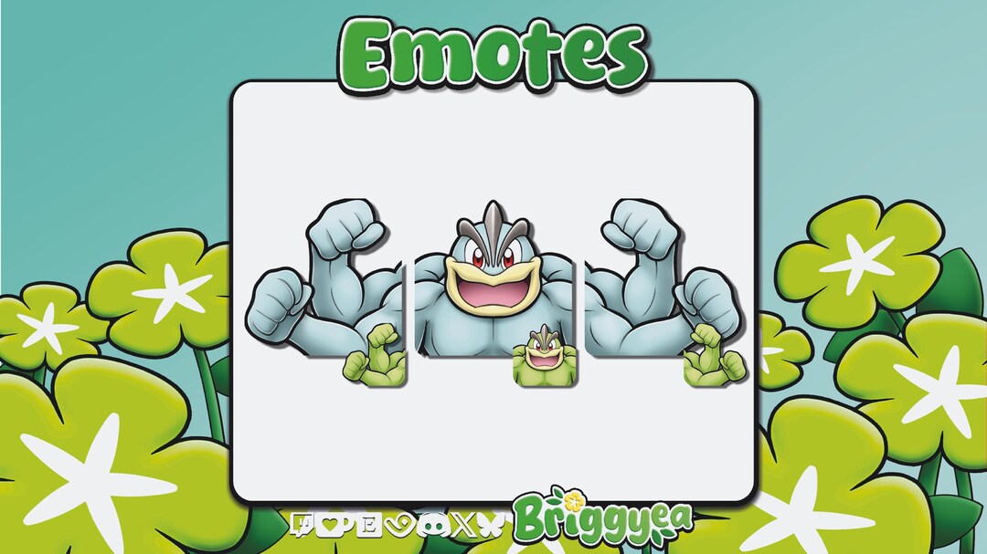 Pokemon Machamp Long Flex Emote Set - Etsy UK