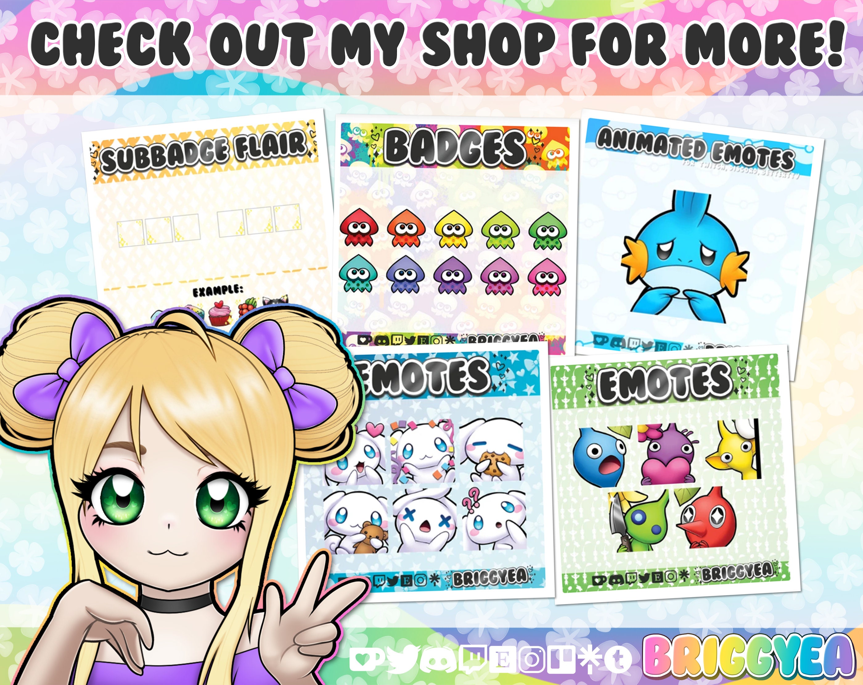 Animated Pokemon Emote Shiny Clefable Wobble - Etsy