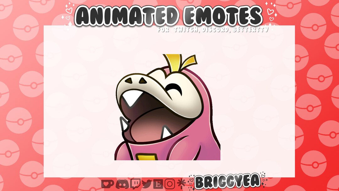 Animated Pokemon Emote Shiny Fuecoco POP - Etsy