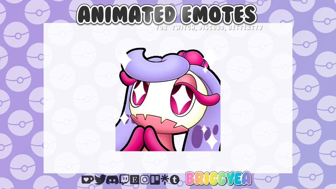 Animated Pokemon Emote Shiny Tsareena POG - Etsy