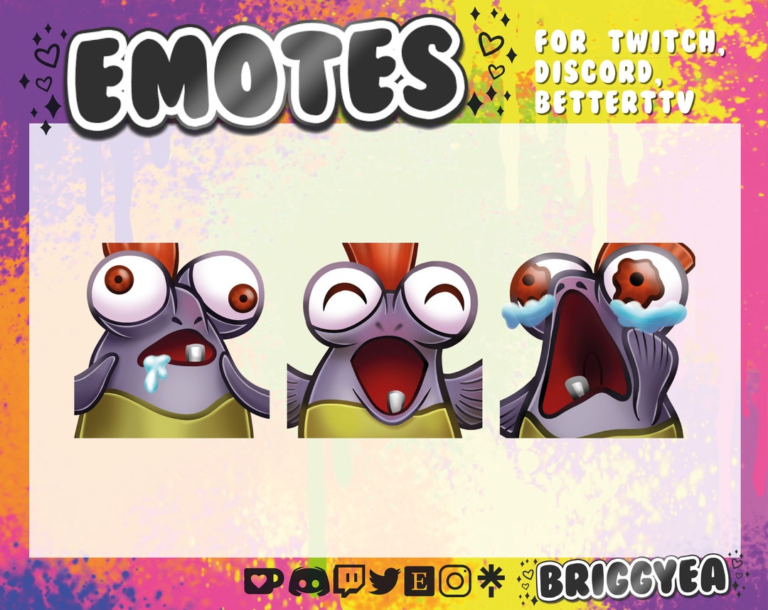 Small Fry Splatoon Emote Set - Etsy