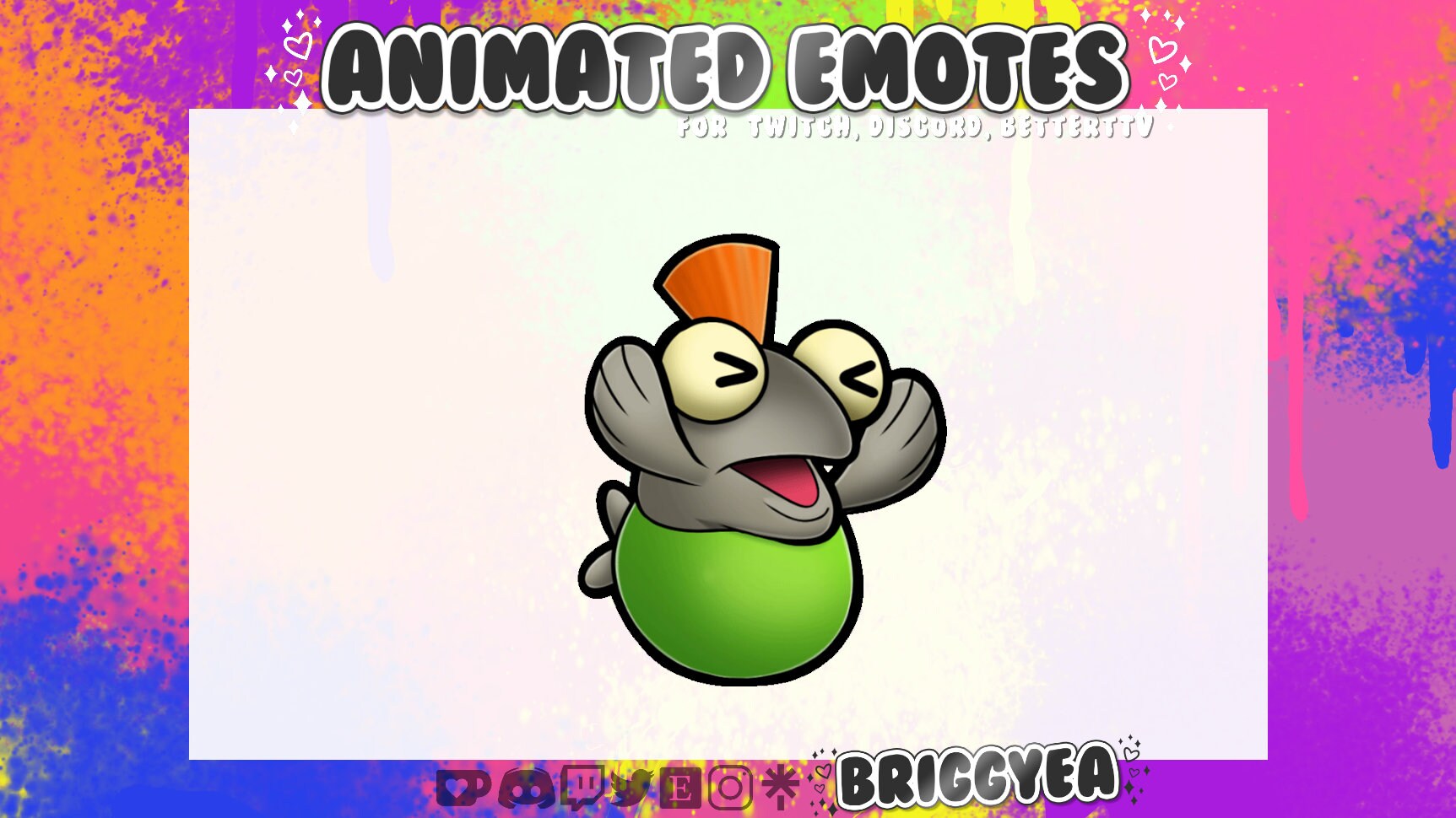 Animated Splatoon Small Fry Emote Dance - Etsy