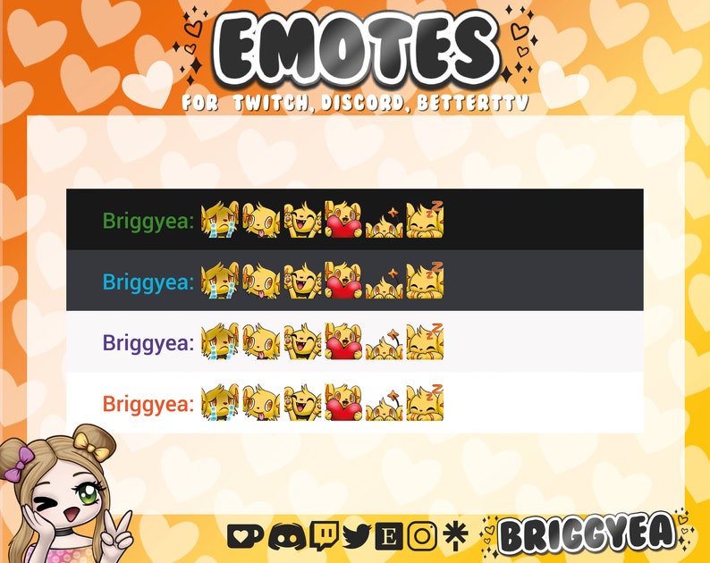 Shiny Pokemon Shinx Emote Set - Etsy