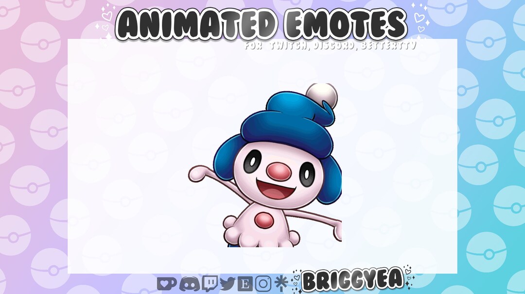 Animated Pokemon Emote Mime Jr Wiggle - Etsy