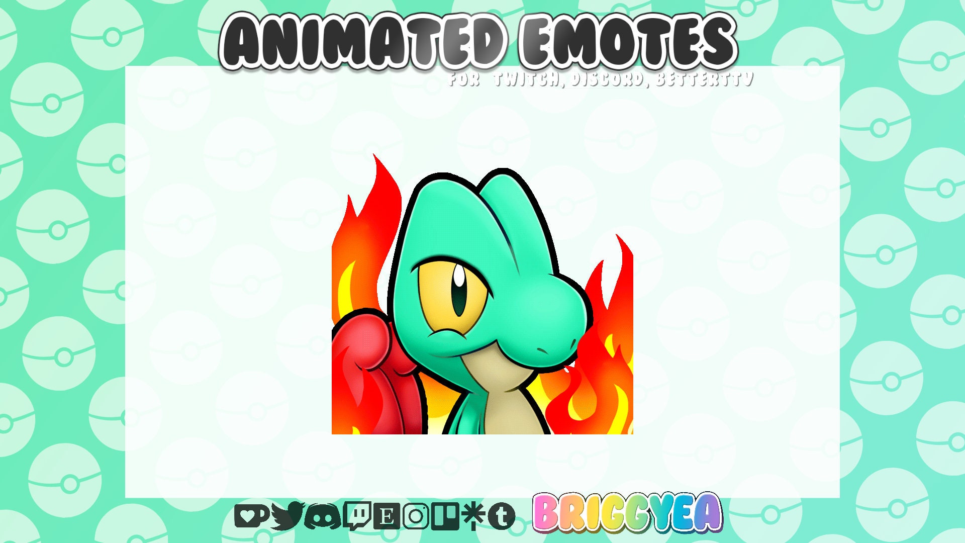 Animated Pokemon Emote Shiny Treecko FINE - Etsy
