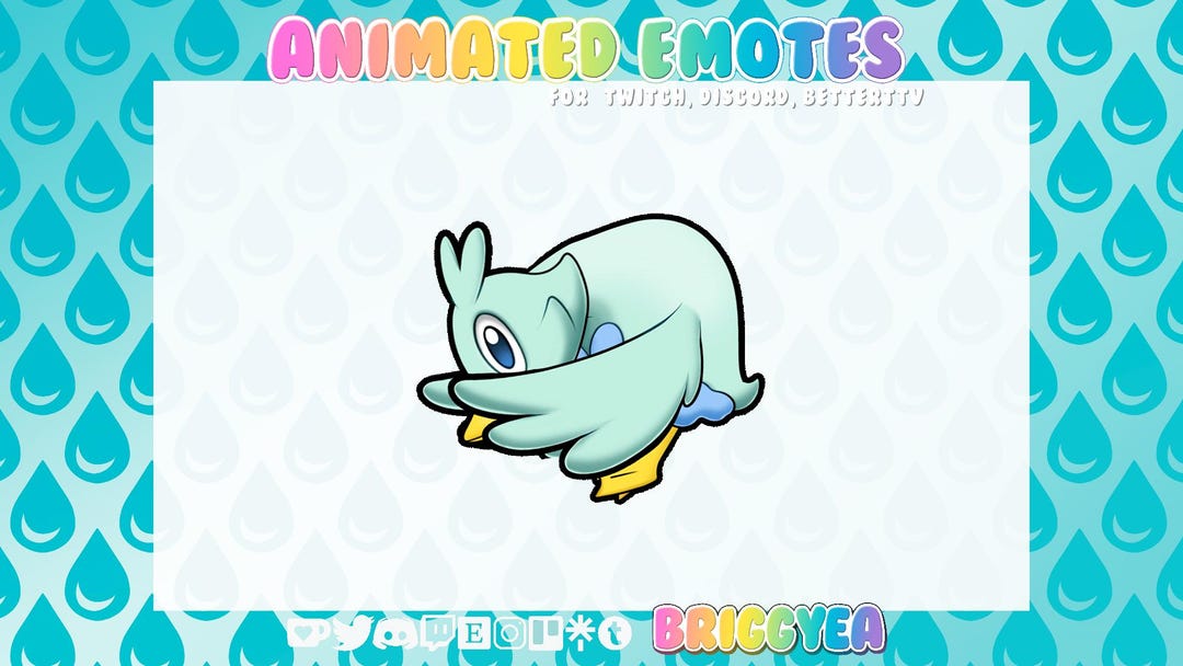 Animated Pokemon Emote Griddy Ducklett - Etsy