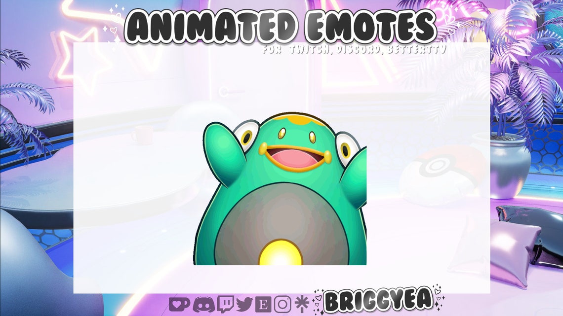 Animated Pokemon Emote Bellibolt Squishy Dance - Etsy