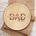 Wooden Board DAD Personalized With Children's Name - Etsy