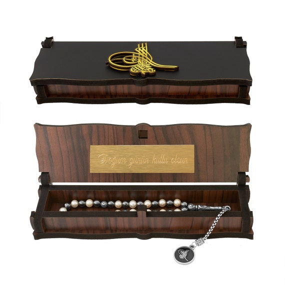 Ataúd de caja turco-turco con GRAVUR madera hecha a mano & | Etsy