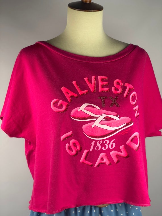 1990's Vintage Neon Crop Top - Gem