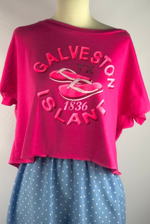 1990's Vintage Neon Crop Top - Gem
