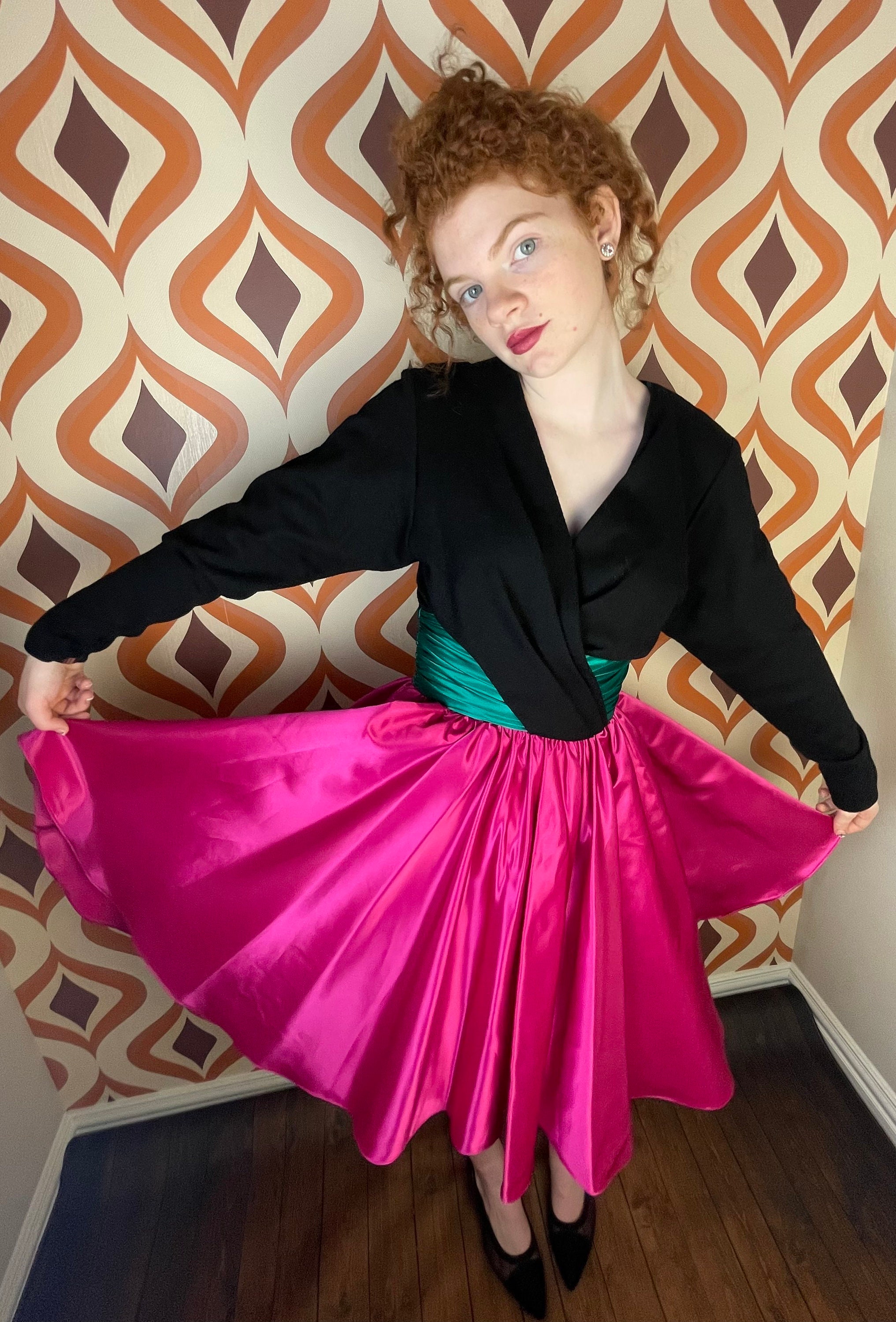 80’s Formal Take Me Dancing Dress - Etsy