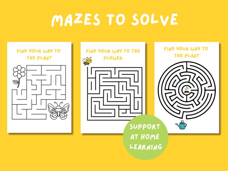 Spring Activity Pack for Preschool|printable Worksheets Bundle|30 Pages ...