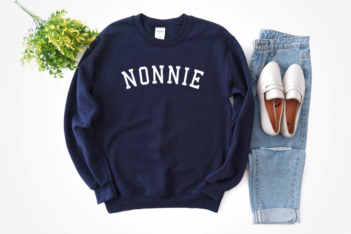 Nonnie Sweatshirt Nonnie Crewneck Sweatshirt Nonnie Sweater | Etsy