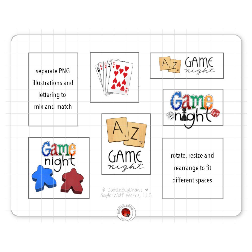 Game Night Digital Planner Stickers Goodnotes Stickers - Etsy