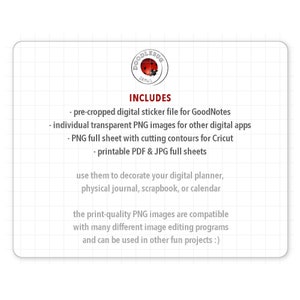 Winter Bucket List Digital Planner Stickers - Seasonal Activity Icons ...