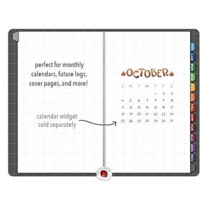 Seasonal Month Names Digital Planner Stickers - Monthly Calendar ...