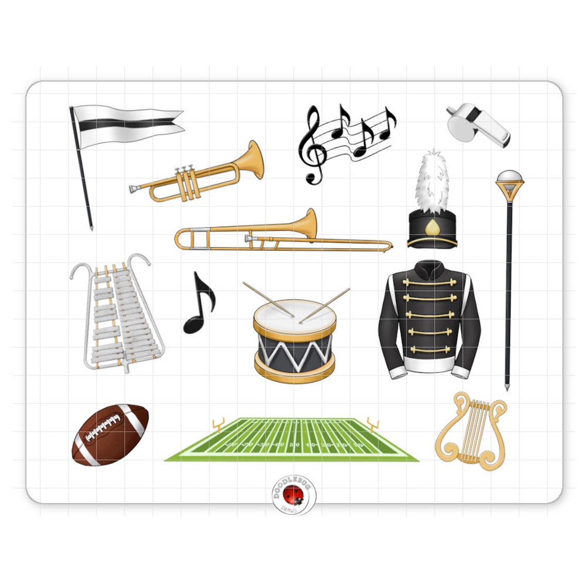 Marching Band Digital Planner Stickers Goodnotes Stickers - Etsy