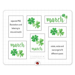 Seasonal Watercolor Month Names Digital Planner Stickers, Goodnotes ...