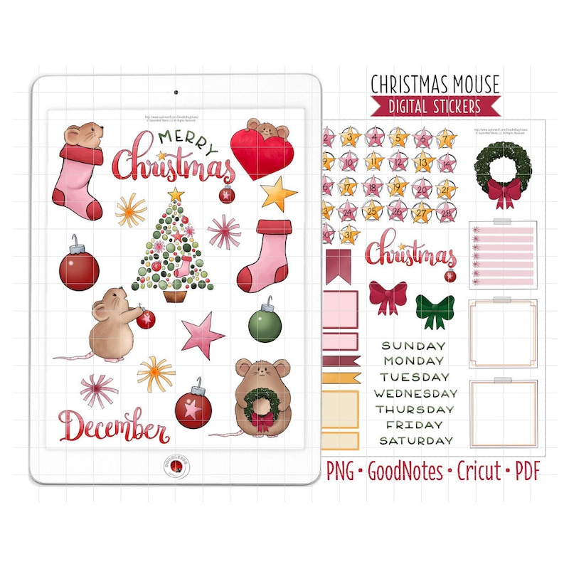 Digital Planner Stickers - Etsy