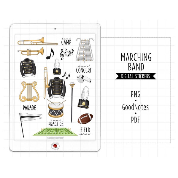 Marching Band Clipart - Etsy