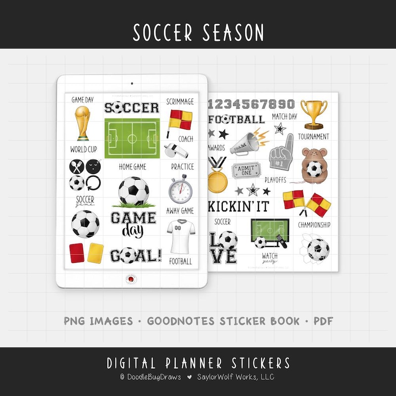 Soccer Ball Icon Stickers - Etsy