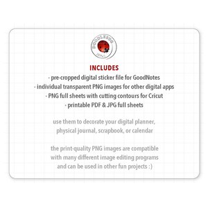 November Wacky Holidays Digital Planner Stickers - National Day Icons ...