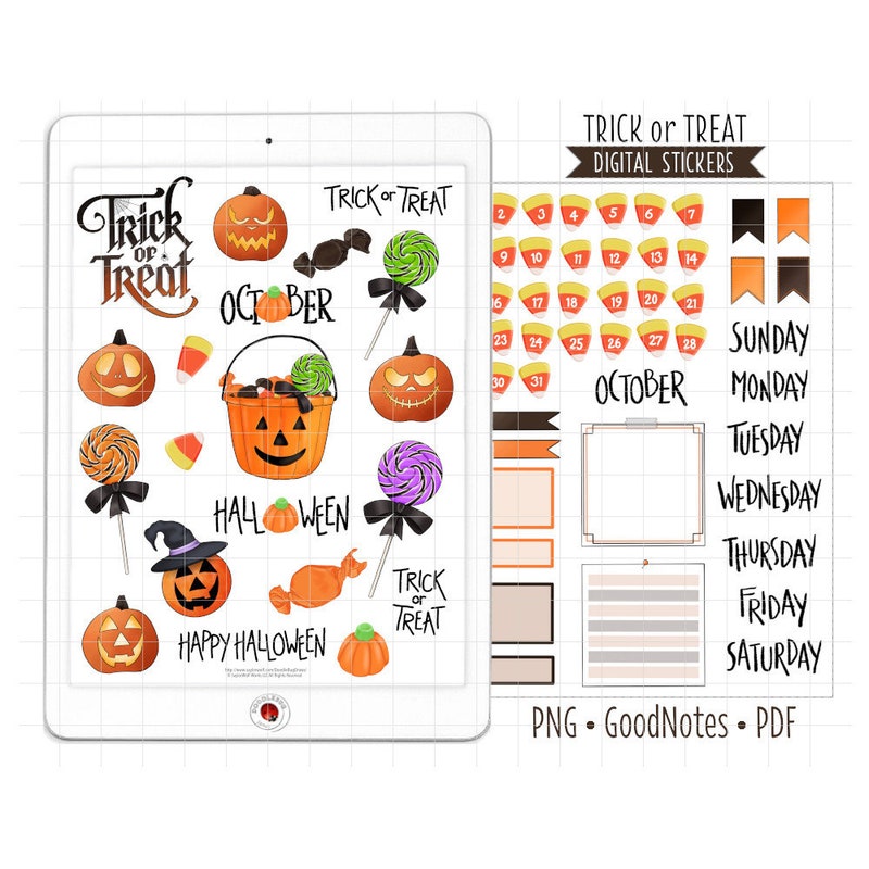 Halloween Stickers - Etsy