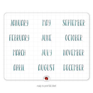 Beach Day Digital Planner Stickers - Nautical Calendar Theme (PNG ...